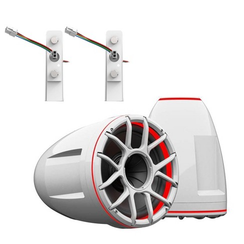 Wet Sounds Rev 10 Hd 10" Horn Loaded Compression Driver Tower Speakers ...