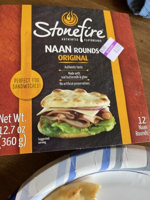 Stonefire Naan Rounds - 12ct/12.7oz : Target
