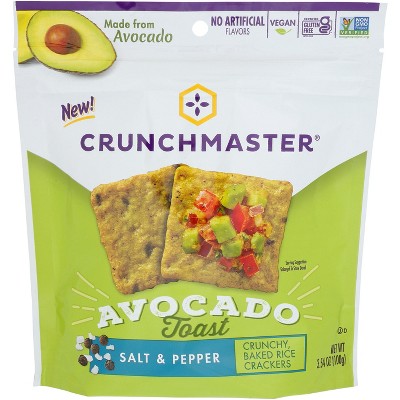 Crunchmaster Multi-grain Aged White Cheddar Crackers - Case Of 12/4 Oz ...