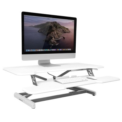 Mount-it! Height Adjustable Stand Up Desk Converter | 38 Wide Tabletop ...