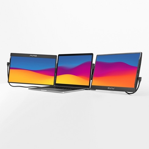 Sidetrak Swivel 14" Attachable Triple Portable Monitor For Laptop - Ips ...