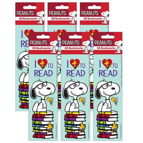 Eureka® Peanuts® Reading Bookmark, 36 Per Pack, 6 Packs : Target