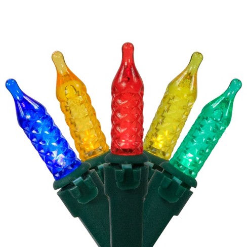 Northlight Battery Operated Led M5 Faceted Christmas Lights ...