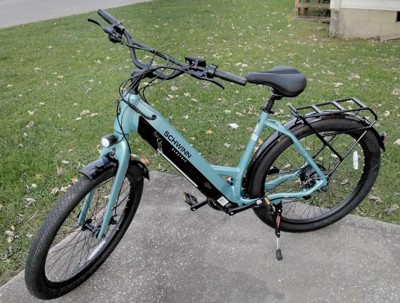 Schwinn Adult Coston Dx 27.5" Step Through Hybrid Electric Bike - Blue ...
