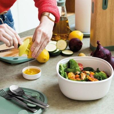 Berghoff Leo To Go Salad Bowl With Flatware Set, Microwave Safe : Target