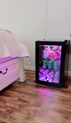 Newair Prismatic Series 85 Can Beverage Refrigerator With Rgb Hexacolor ...