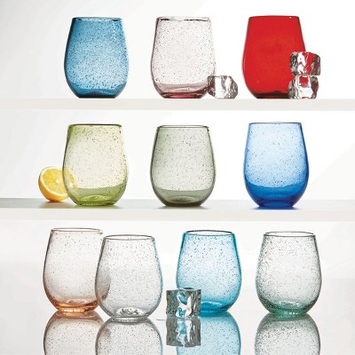 Tag Bubble Glass Stemless Wine Glass Parent : Target