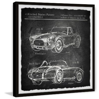 HomeStock 18 in. L x 18 in.W Framed Portrait Digital Art For Wall Art ...