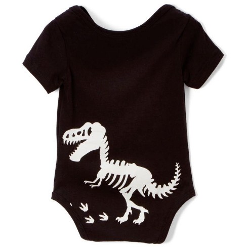Doodle Pants T-rex Infant And Baby Bodysuit Black 9m : Target