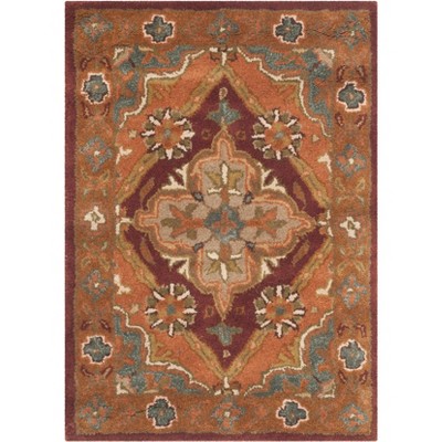 Heritage Hg734 Hand Tufted Accent Rug - Rust/beige - 2'x3' - Safavieh ...