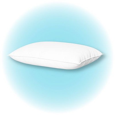 Fluffco Down Alternative Pillow - Standard Firm - White : Target