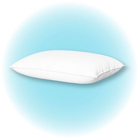 Fluffco Down Alternative Pillow - Standard Firm - White : Target
