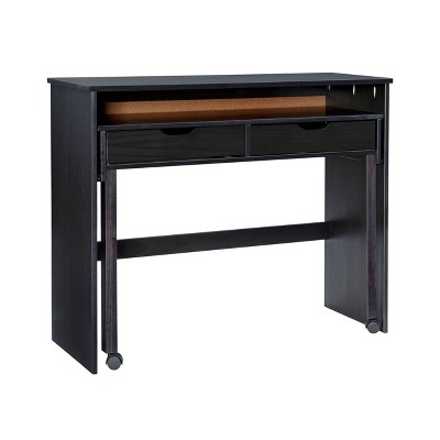 Costway Computer Desk Extendable Pc Laptop Writing Study Console Table ...