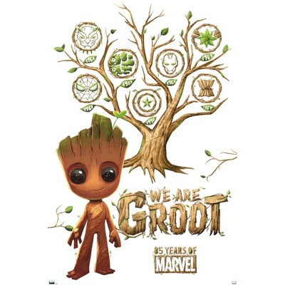 Trends International Marvel We Are Groot - Tree Framed Wall Poster ...