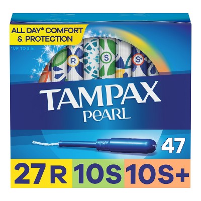 Tampax Pearl Duo Pack Super/ultra Tampons - 56ct : Target