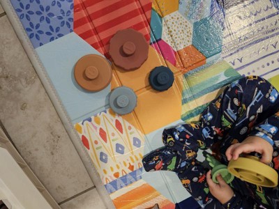 Itzy Ritzy Stacker Silicone Stacking And Baby Teething Toy - Dino : Target