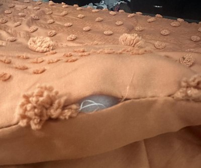 Intelligent Design Elise Pom Pom Jacquard Antimicrobial Dust Free ...