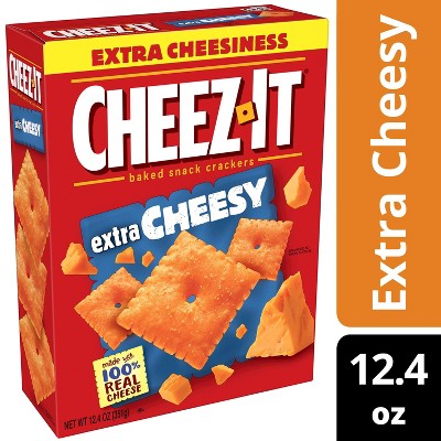 Cheez-it Extra Cheesy Baked Snack Crackers - 12.4oz : Target