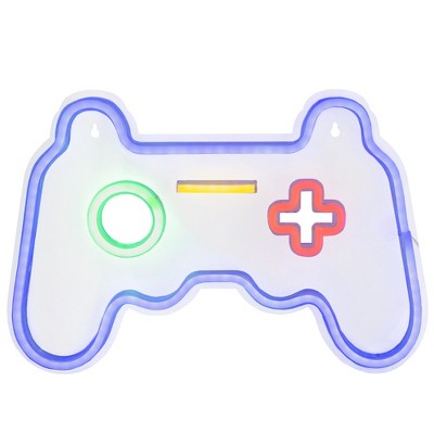 Northlight 11" Led Neon Video Game Controller Wall Sign : Target