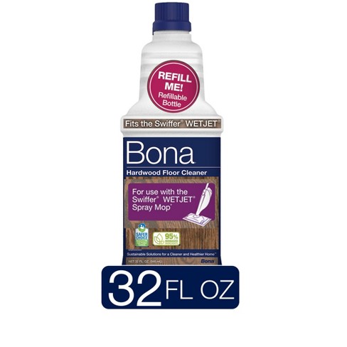 Bona Cleaning Products Refillable & Reusable Jet Mop Wood Spray Mop ...
