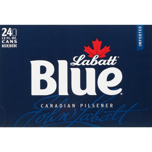 Labatt Blue Canadian Pilsener Beer - 24pk/12 Fl Oz Cans : Target