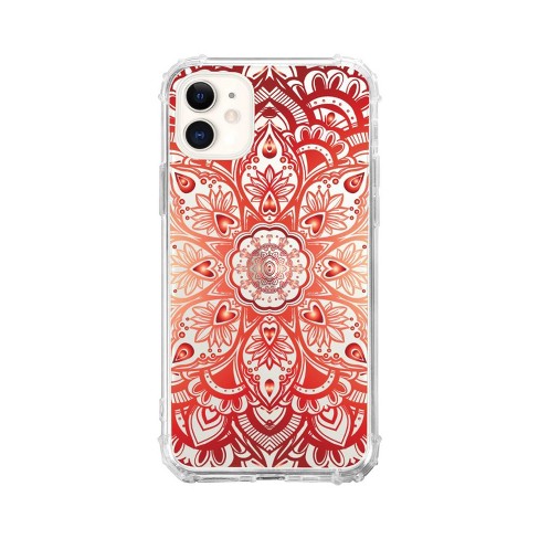 Otm Essentials Apple Iphone 11/xr Tough Edge Geometrics & Patterns Clear Case - Mandala Heart ...