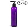 Royal Massage 8oz Bullet Round Massage Oil/lotion/liquid Bottle With ...