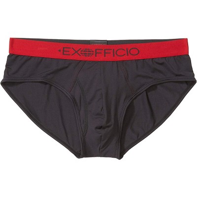 Exofficio Give-n-go 2.0 Sport Mesh Briefs - Black/scarlet Sage : Target