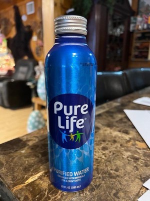 Pure Life Aluminum Bottle Purified Water - 18pk/20 fl oz Bottles : Target