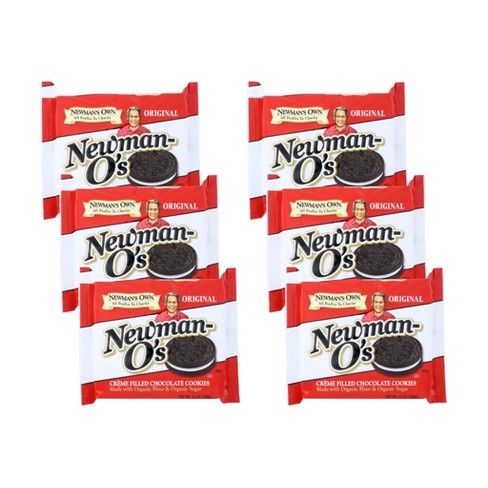 Newman's Own Organics Crème Filled Chocolate Cookies - Case Of 6/13 Oz ...