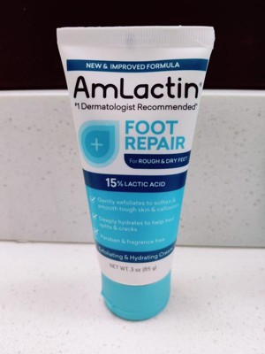 Amlactin Foot Repair Foot Cream Therapy Aha Cream Unscented - 3oz : Target