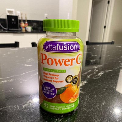 Vitafusion Power C Vitamin C Gummy Vitamin For Immune Support - Orange ...