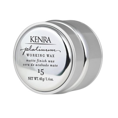 Kenra Platinum Working Wax 15 | Matte Finish Styler | Provides Medium ...