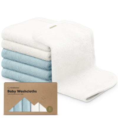 Parker Baby Co. White Cotton Washcloths - 6 Pack : Target