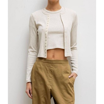 Women's Kelly Long Sleeve Snap Down Cardigan - Leset : Target