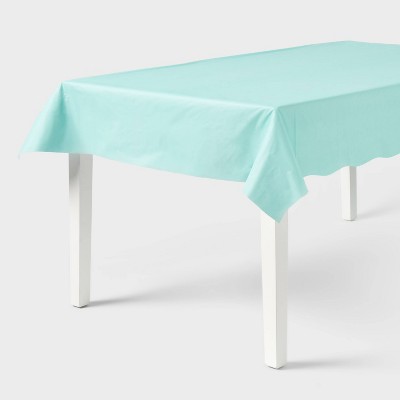 54" X 108" Solid Table Cover Black - Spritz™ : Target