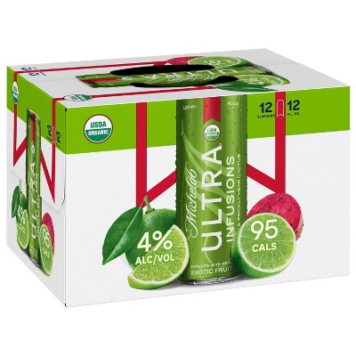 Michelob Ultra Infusions Lime & Prickly Pear Cactus Light Beer - 12pk ...
