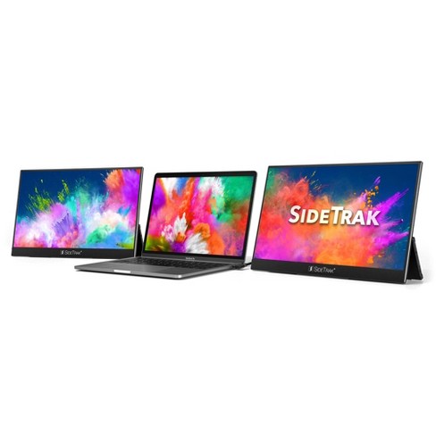 Sidetrak Solo Pro Triple Monitor | 2x 15.8" Fhd 1080p Led Screens ...
