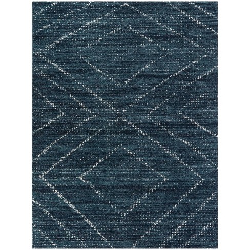 4'4"x6' Sienna Transitional Geometric Rug Dark Blue - Balta Rugs ...
