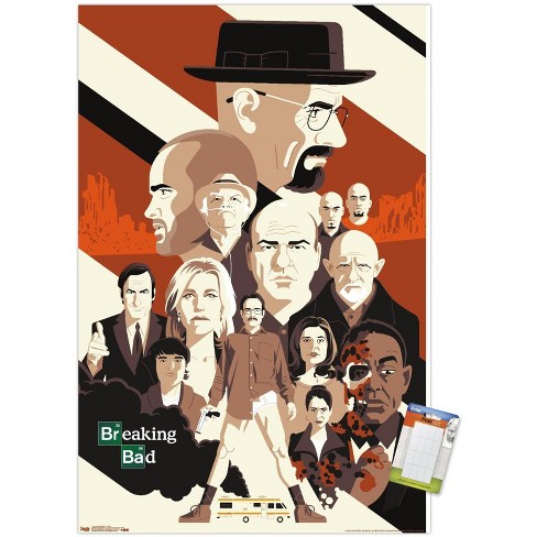 Trends International Breaking Bad - Group Unframed Wall Poster Prints ...