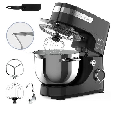 Whall Kinfai Electric Kitchen Stand Mixer Machine with 5.5 Quart Bowl ...