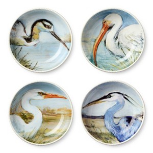 Certified International Coastal Birds Set of 4 Assorted Soup Bowls : Target