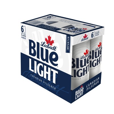 Labatt Blue Light Canadian Pilsener Beer - 6pk/16 Fl Oz Cans : Target