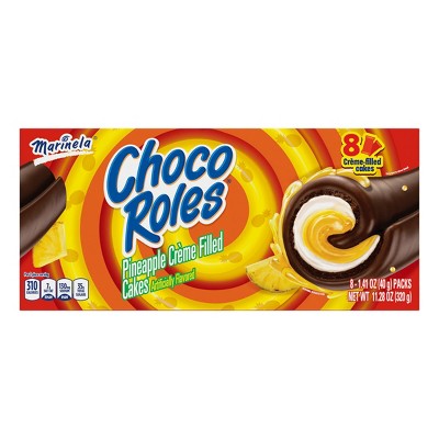 Marinela Choco Roles Piña Cakes - 8ct/11.28oz : Target