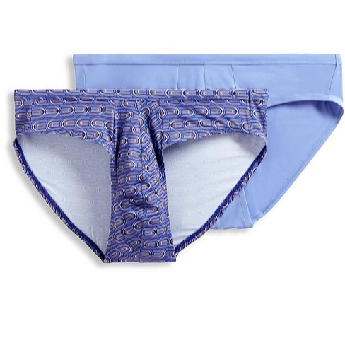 Jockey Mens Elance Microfiber Bikini - 2 Pack Xl Ocean Blue/mimas Blue ...