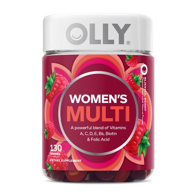 Olly Women's Multivitamin Gummies - Berry - 130ct : Target