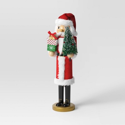 Ornativity Christmas Wooden Plaid Nutcracker - 15 In : Target