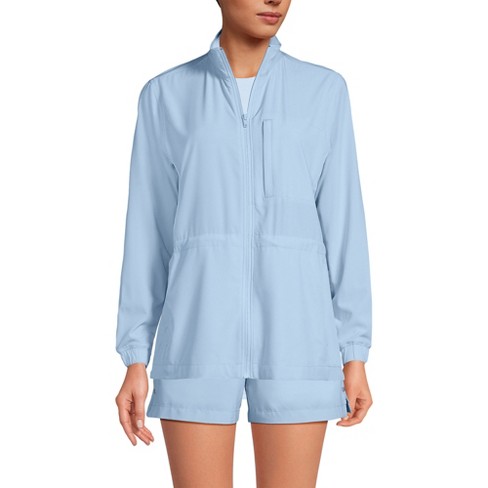 Lands' End Women's Performance Packable Full Zip Shirt - Medium - Soft ...