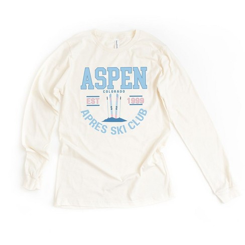 Simply Sage Market Women's Aspen Ski Club Long Sleeve Graphic Tee - Xl ...