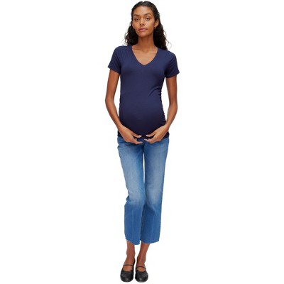 Over The Bump Secret Fit Belly Straight Leg Maternity Jeans - Mason ...